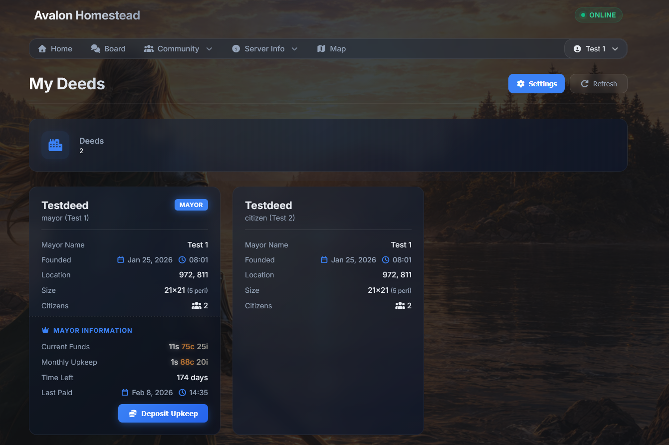 Avalon Homestead - New Server 2026 - Starting Fresh - PvE - Wurm Online ...